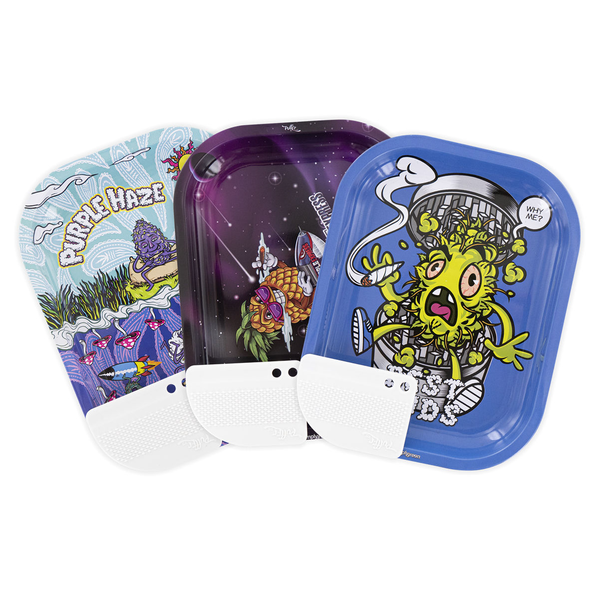 Best Buds Metal Rolling Tray Small | Cannabis Rolling Trays - Zamnesia UK